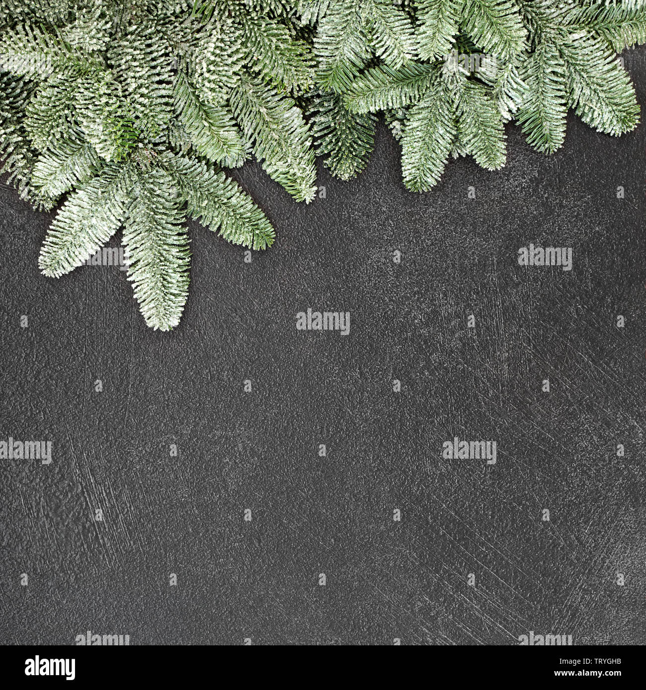 Christmas border design snow covered hi-res stock photography and ...