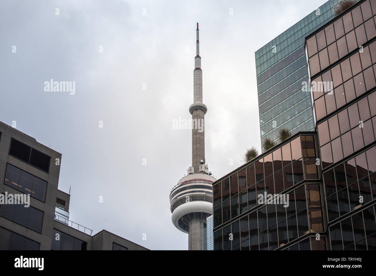 TORONTO, CANADA - NOVEMBER 13, 2018: Main Pod at the top of the ...