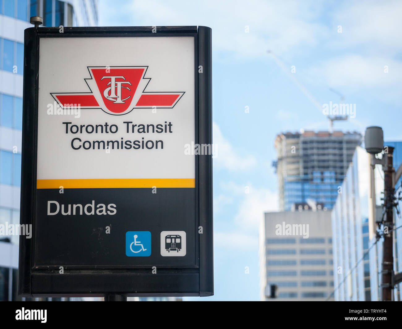 Toronto transportation commission sign hi-res stock photography and ...