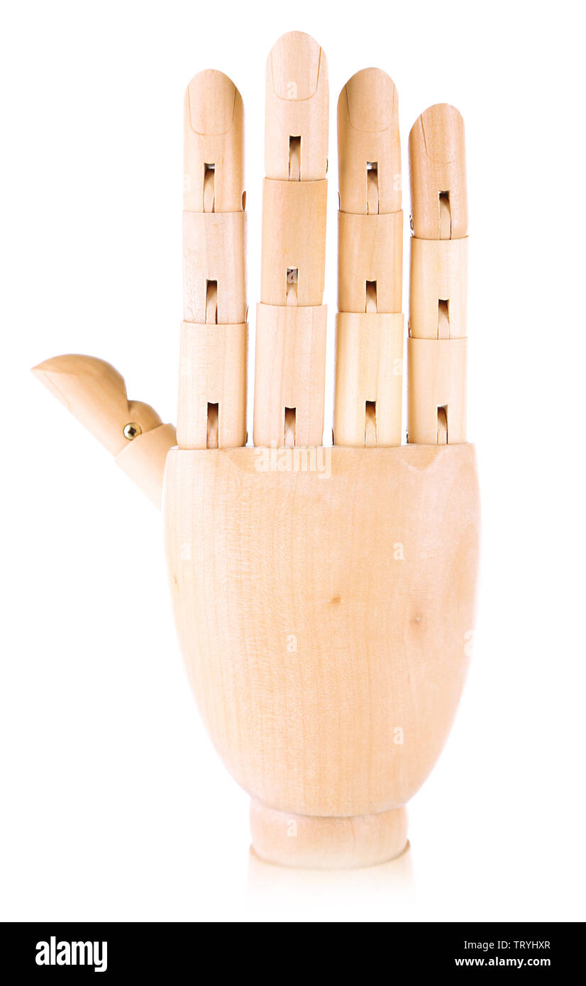 Wooden doll exercise Cut Out Stock Images & Pictures - Alamy