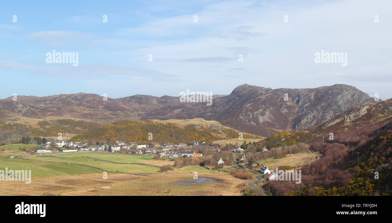 Scourie village, Sutherland, Highland Scotland Stock Photo - Alamy