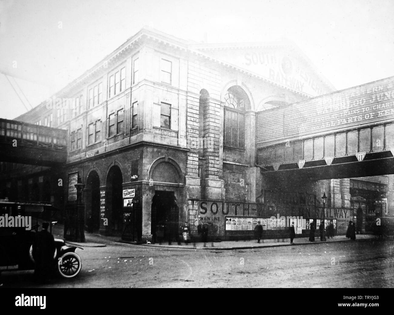 Waterloo Junction Railway Station, London Stock Photo - Alamy
