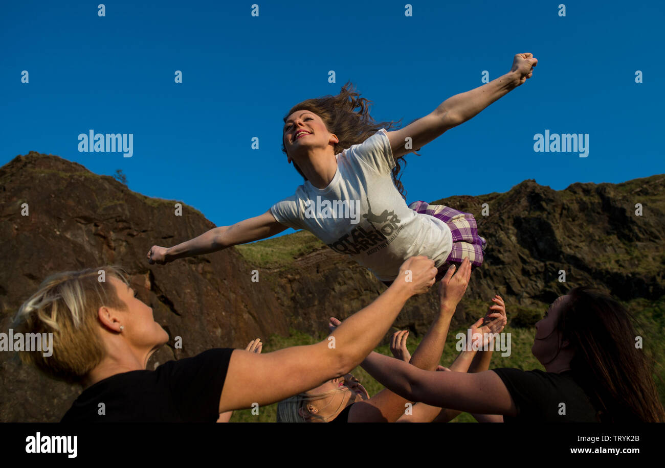 The 'Elite Pro' cheerleading squad are put through their paces in ...