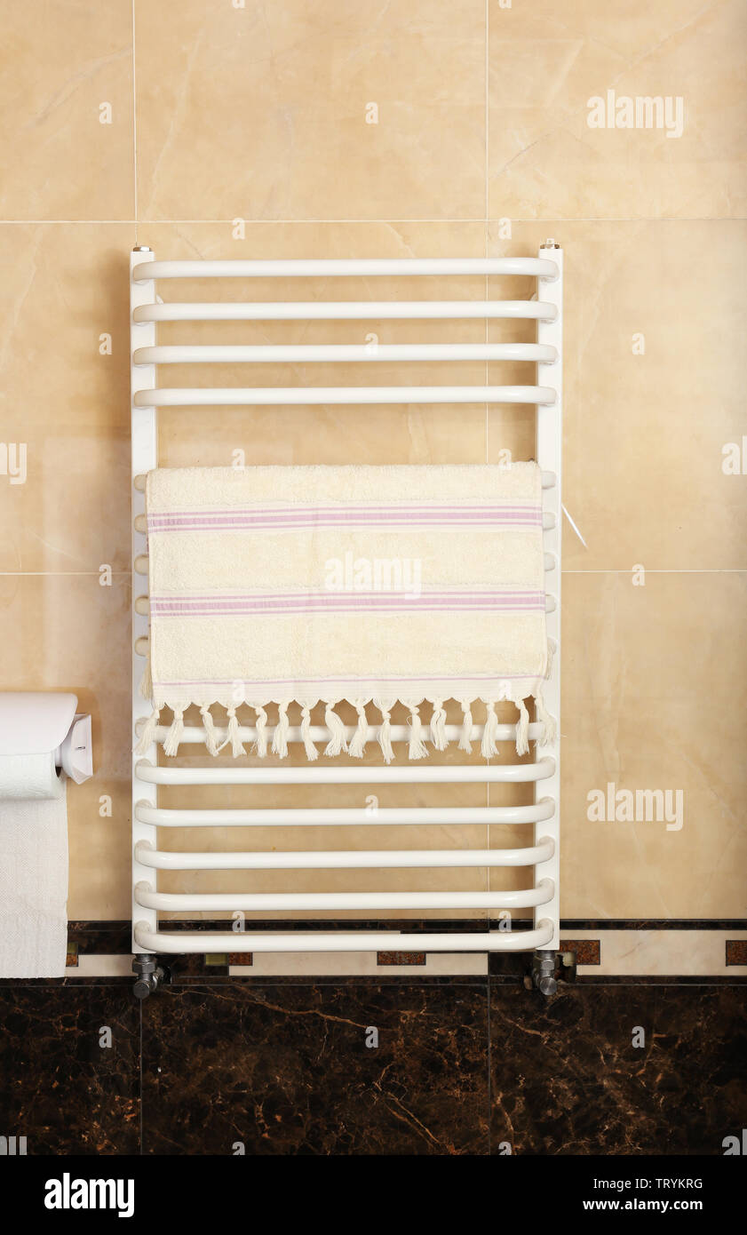 Electric towel radiator hi-res stock photography and images - Alamy