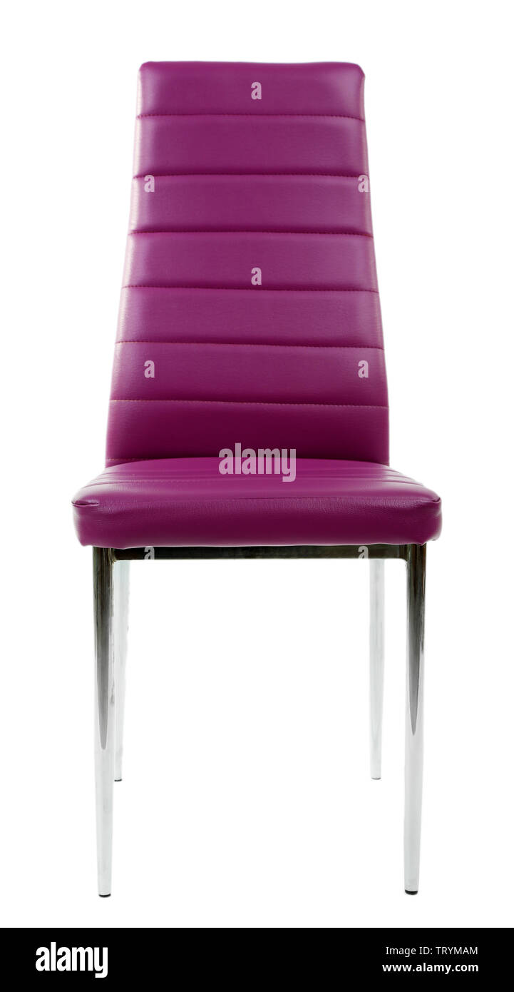Modern color chair, isolated on white Stock Photo - Alamy