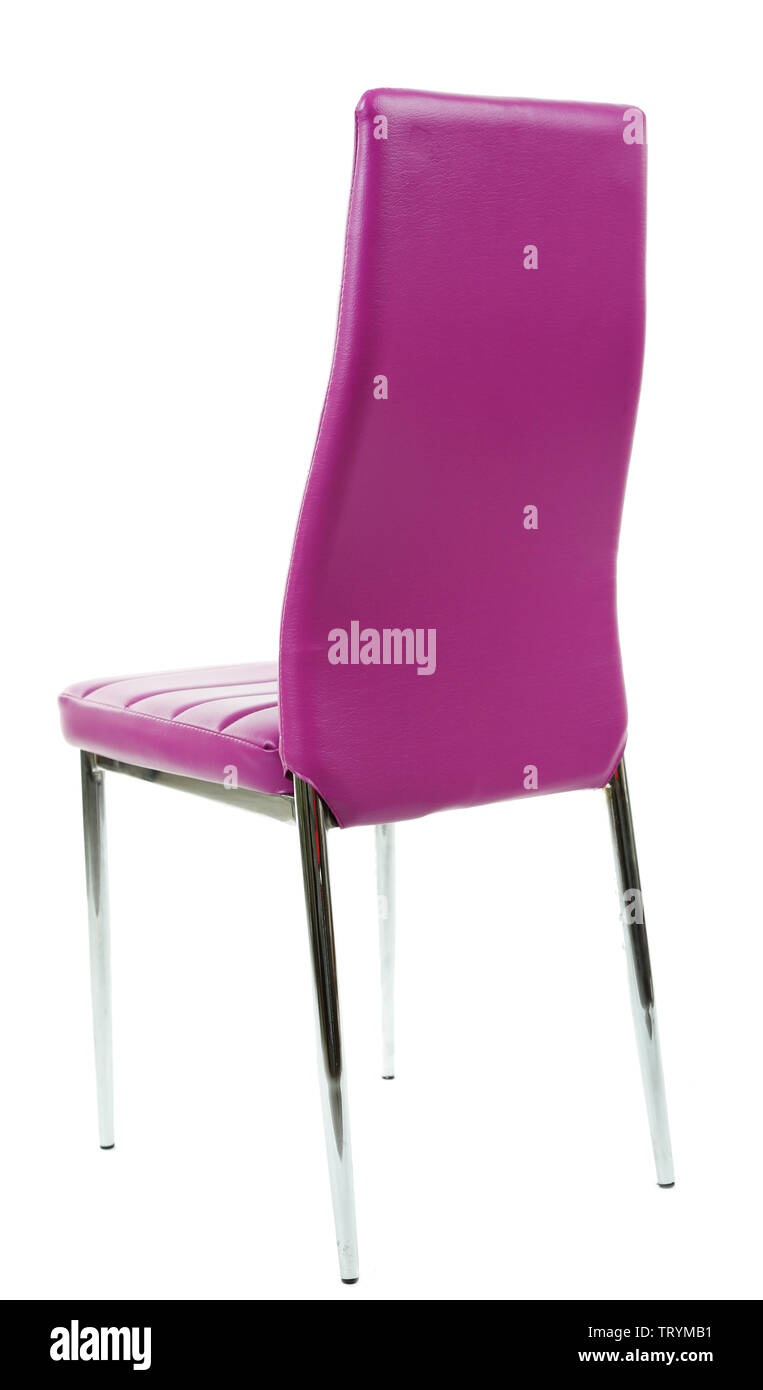 Modern color chair, isolated on white Stock Photo - Alamy