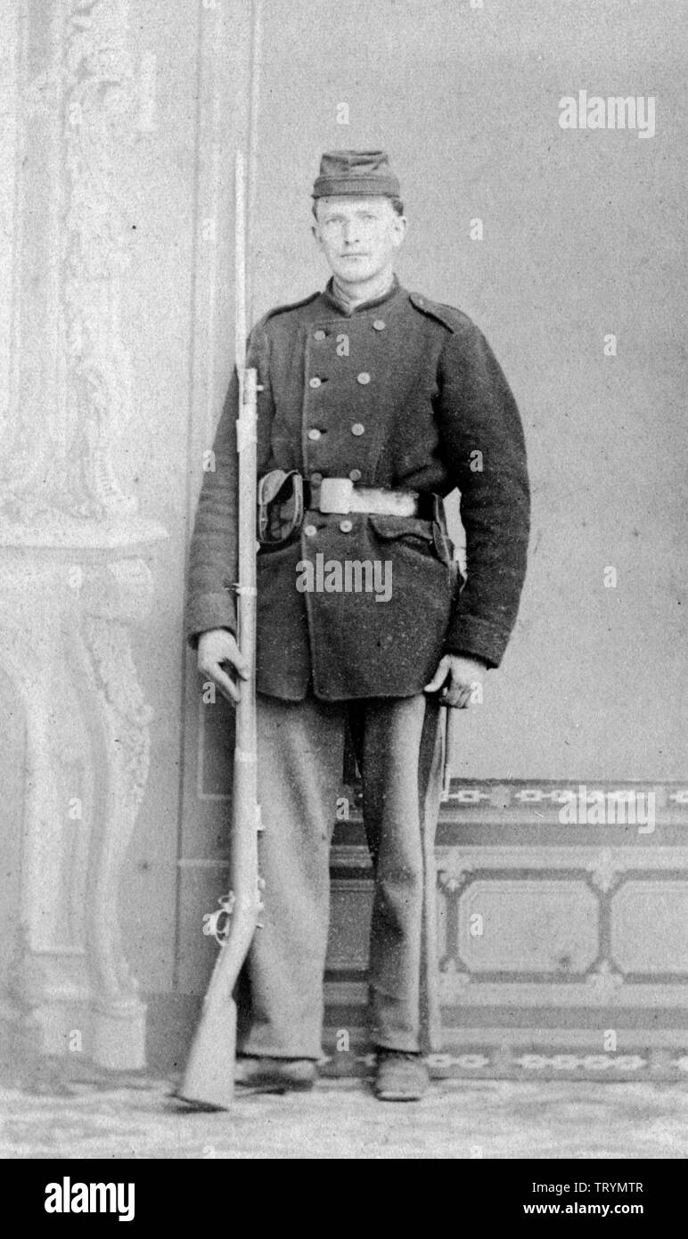 French soldier third empire Stock Photo - Alamy