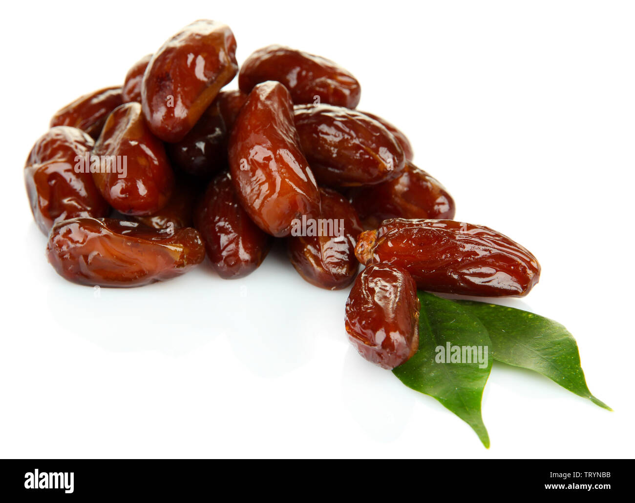 Dried dates isolated on white Stock Photo - Alamy