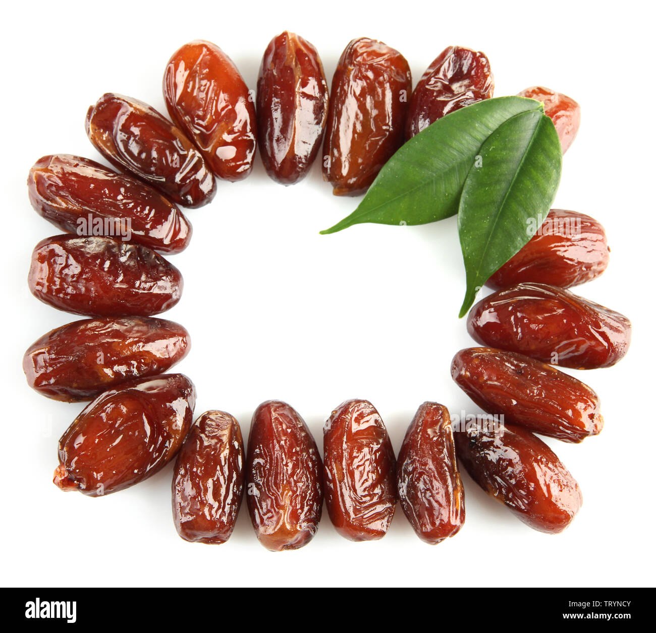 Dried dates isolated on white Stock Photo - Alamy