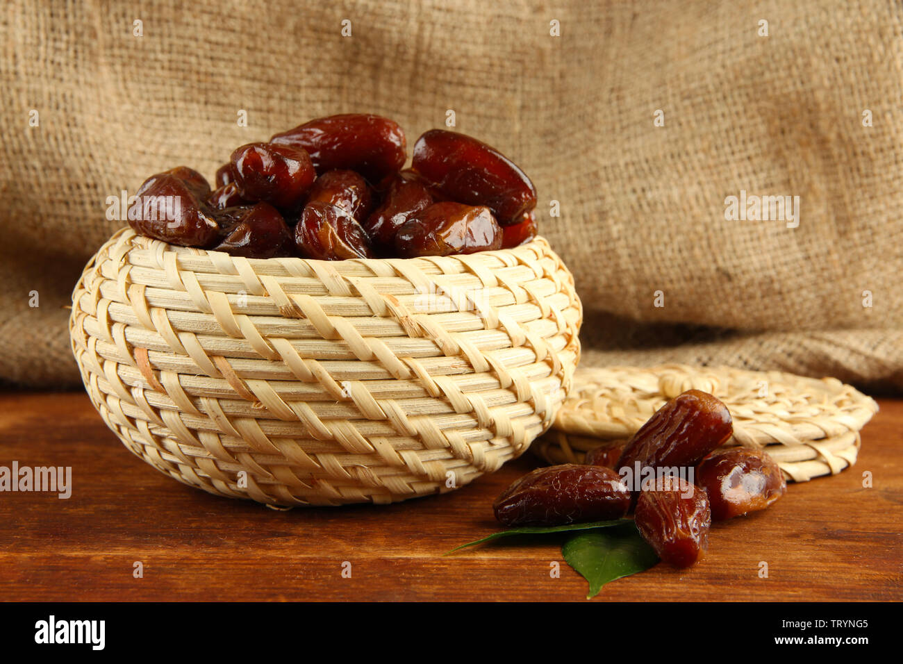 Ramadan Dates On Sack High Resolution Stock Photography and Images - Alamy
