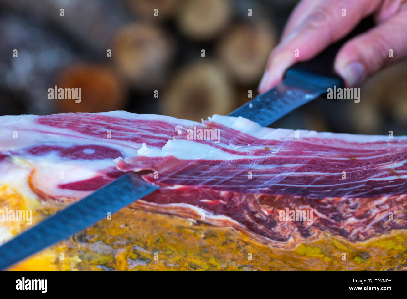 JAMON IBERICO, Spanish Ham, Spain, Europe Stock Photo - Alamy