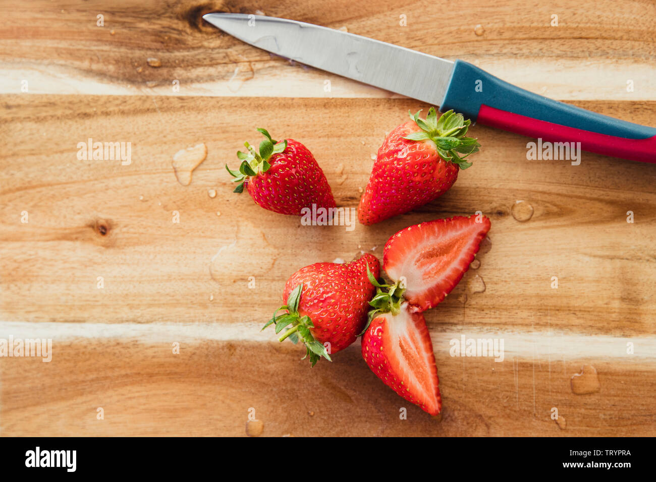 Cross section of a strawberry hi-res stock photography and images - Alamy