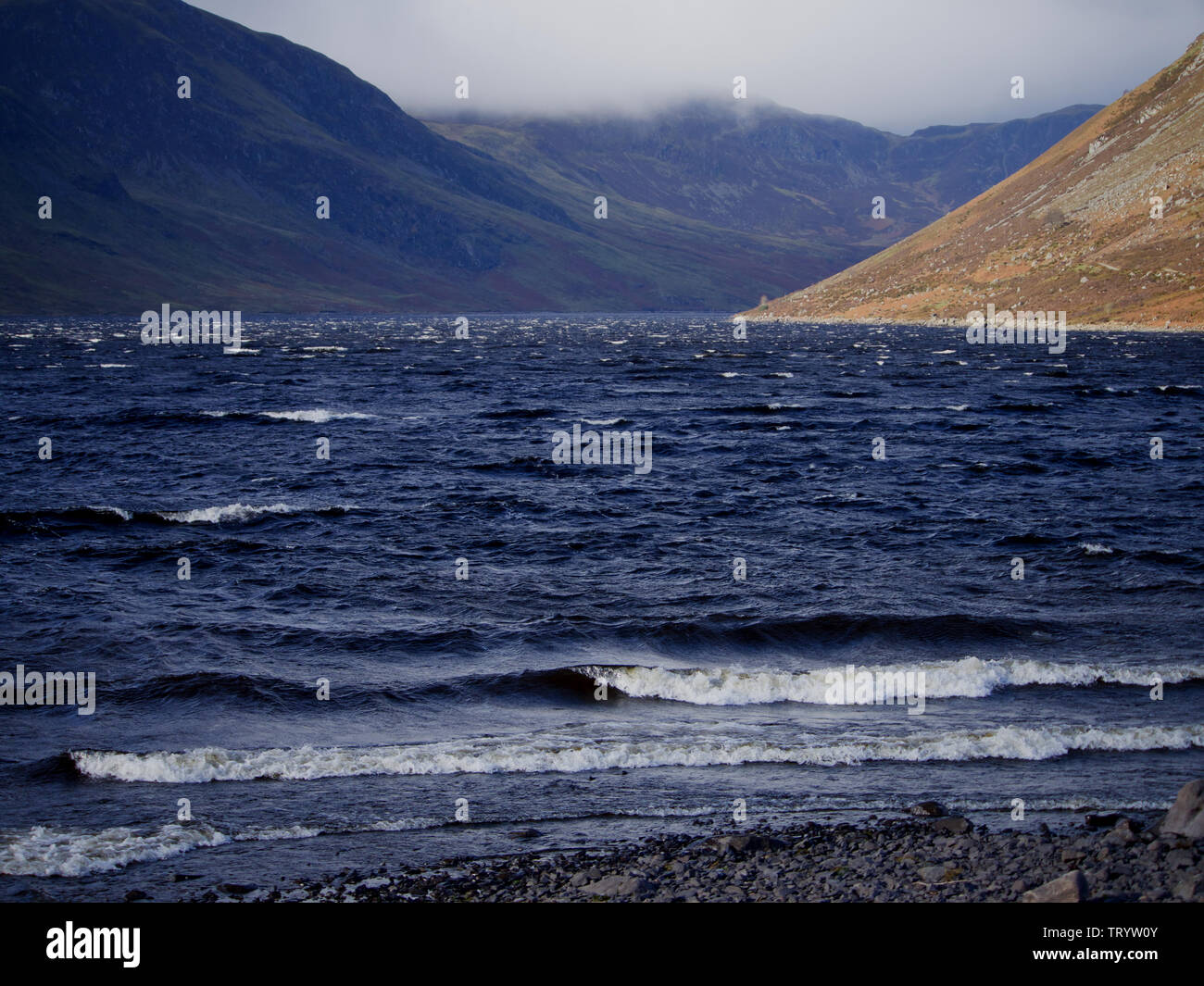 Wind on Scottish Water Stock Photo - Alamy