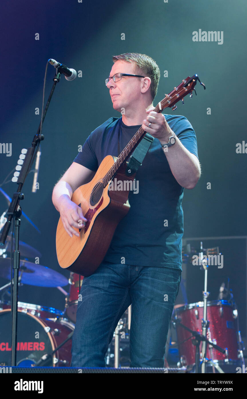 Charlie Reid of The Proclaimers performing at the Cornbury festival ...