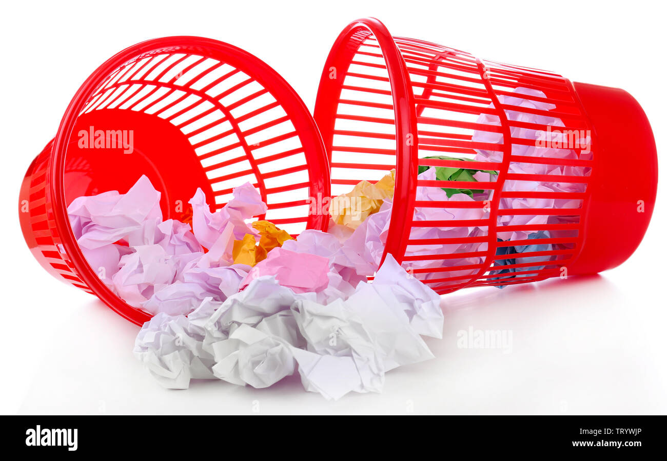 Red lid bins hi-res stock photography and images - Alamy