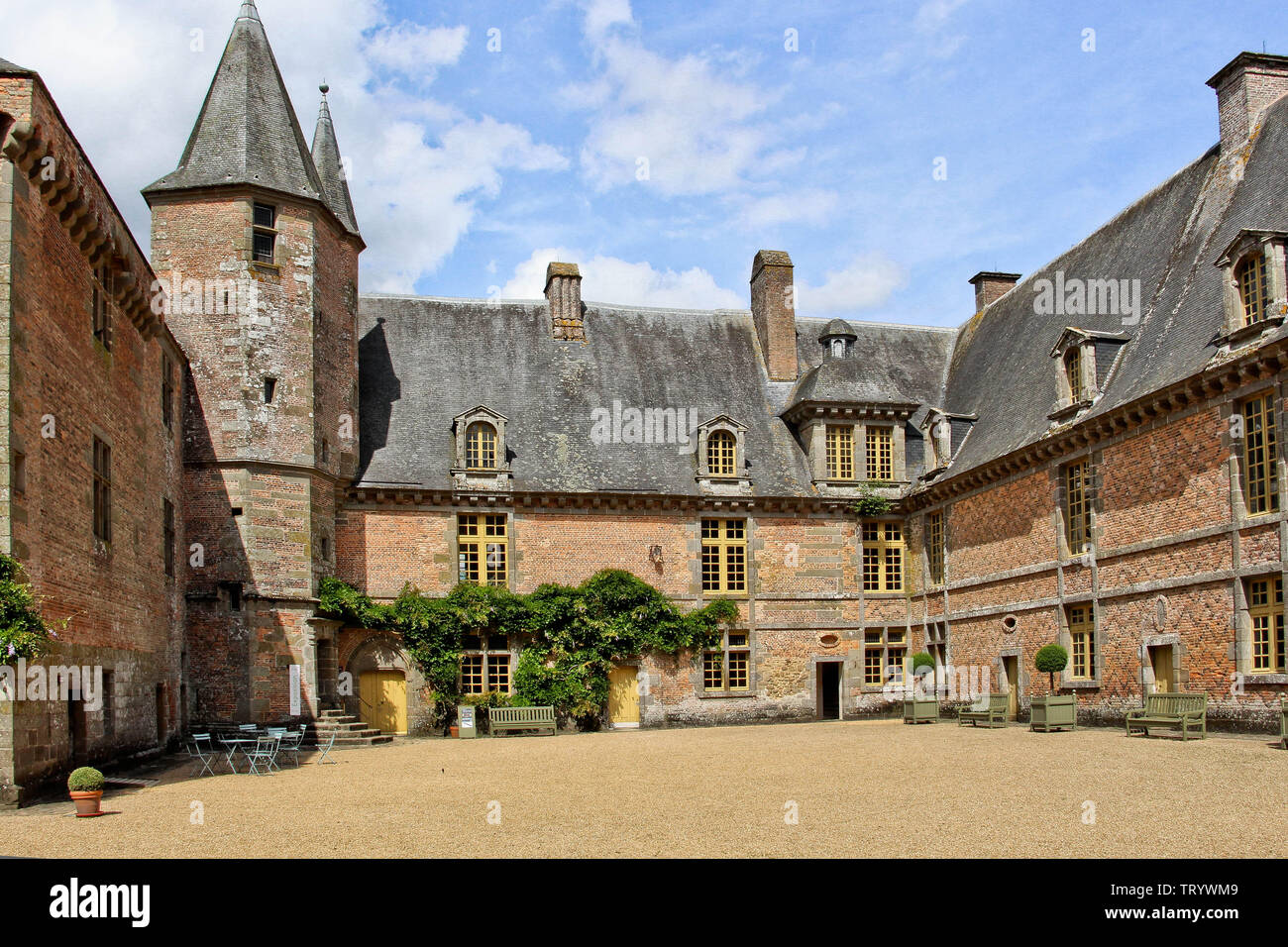 Carrouges castle hi-res stock photography and images - Alamy