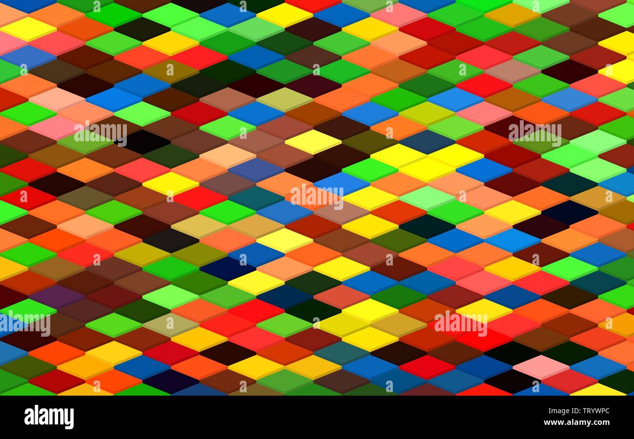 colorful isometric minimal abstract patterns and backgrounds Stock ...