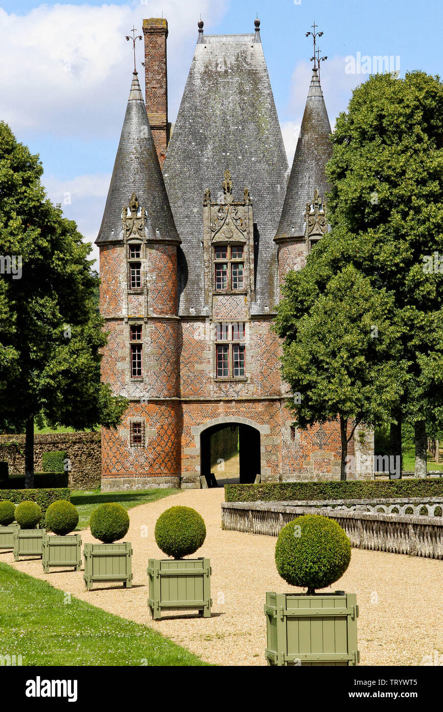 Carrouges castle hi-res stock photography and images - Alamy