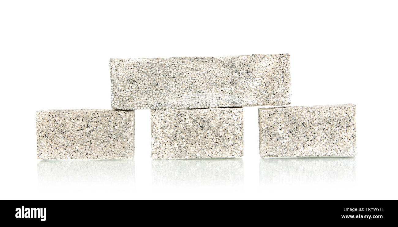 Building blocks isolated on white Stock Photo - Alamy