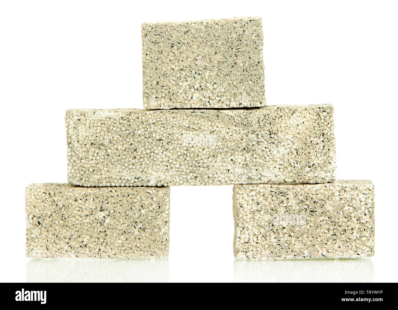 Building blocks isolated on white Stock Photo - Alamy