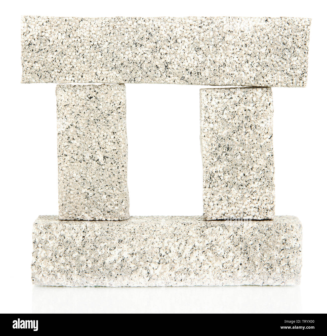Building blocks isolated on white Stock Photo - Alamy