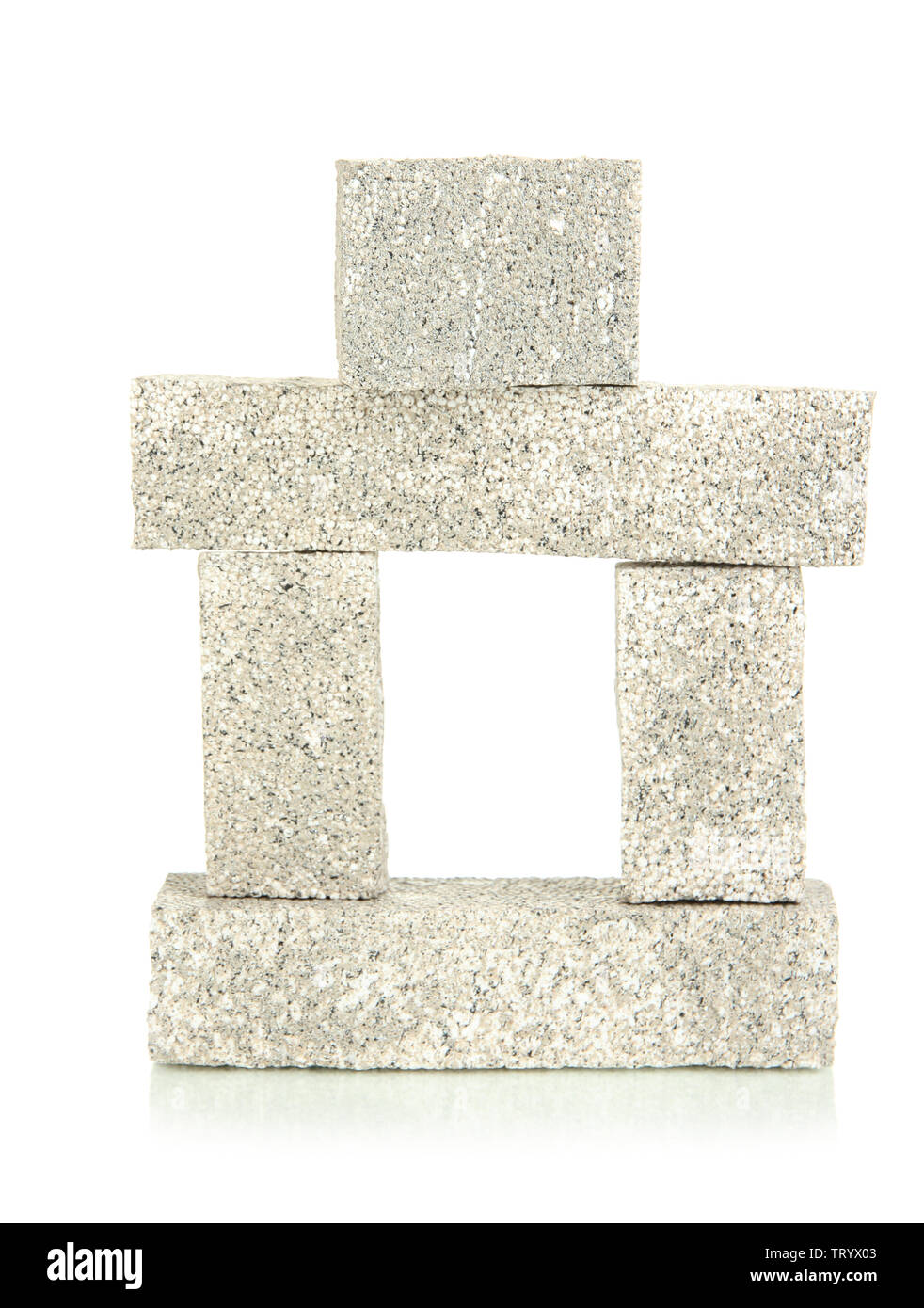 Building blocks isolated on white Stock Photo - Alamy