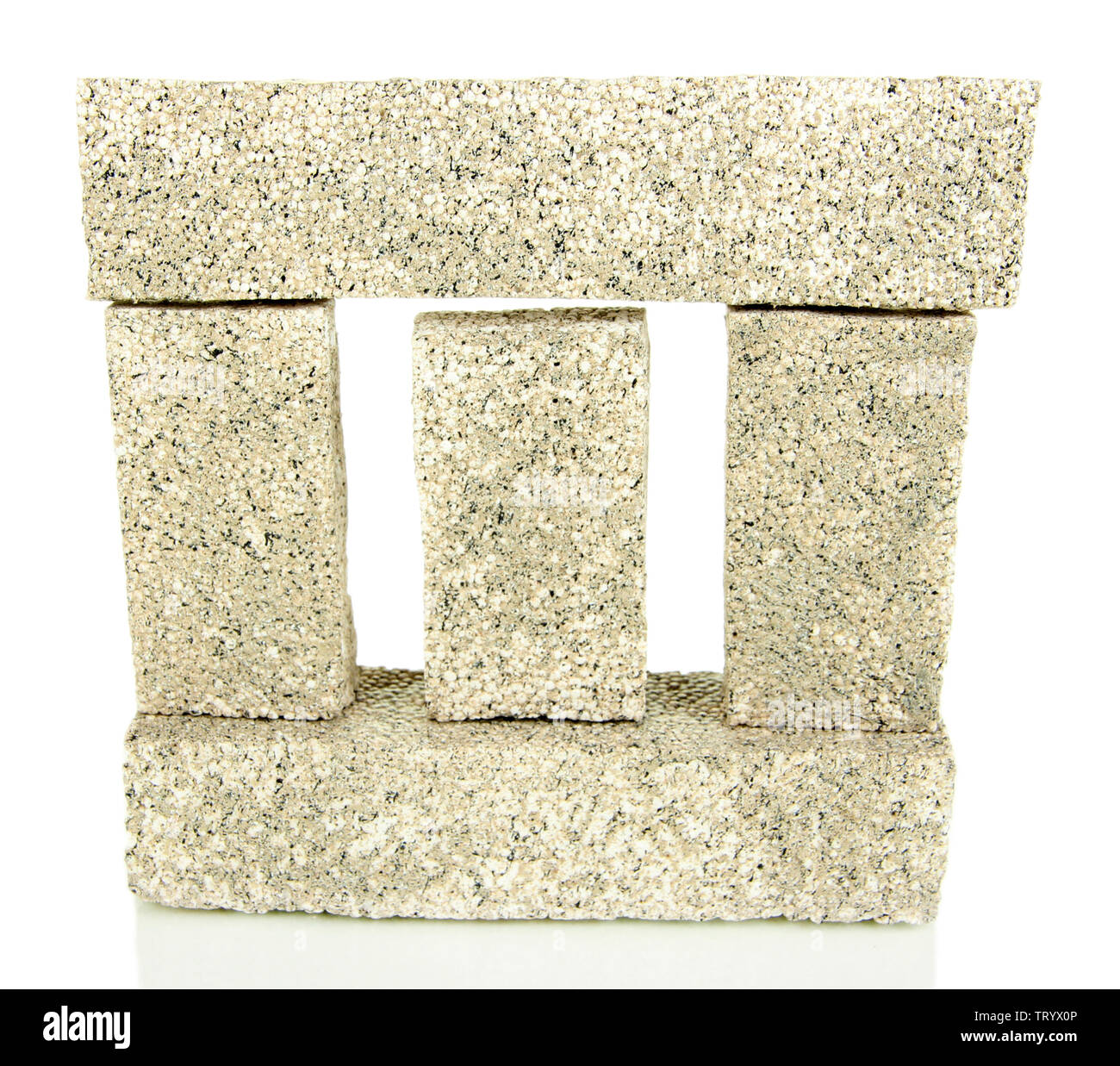 Building blocks isolated on white Stock Photo - Alamy