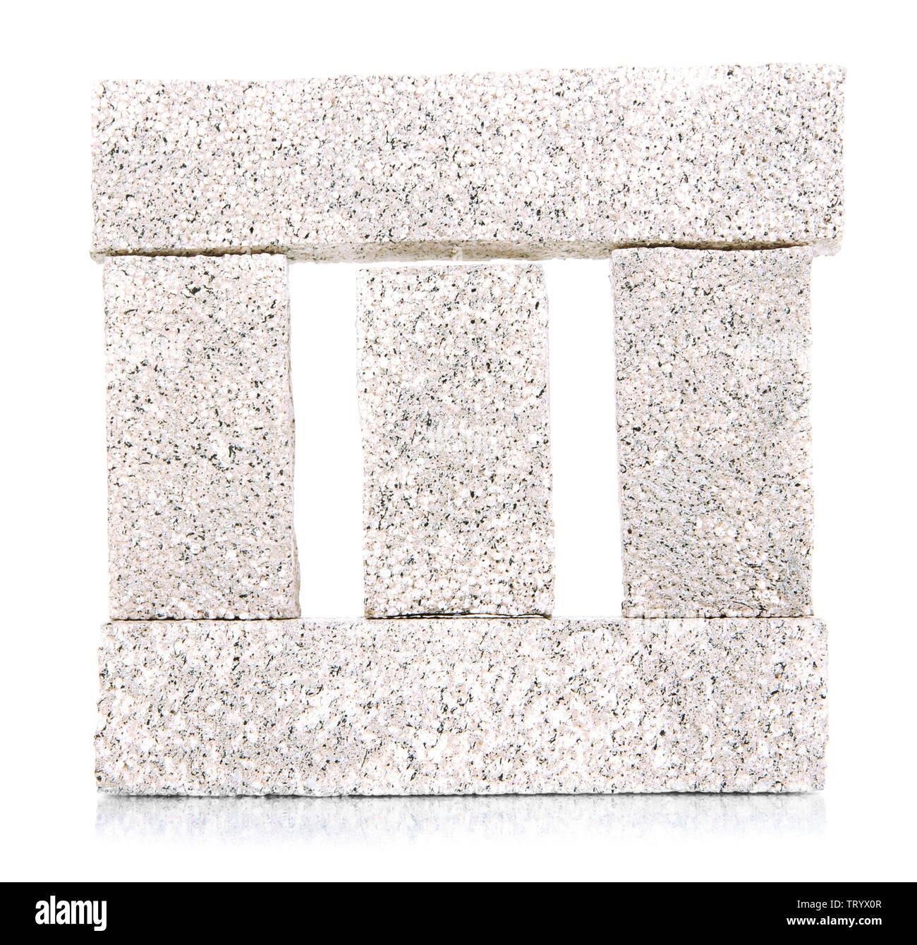 Building blocks isolated on white Stock Photo - Alamy