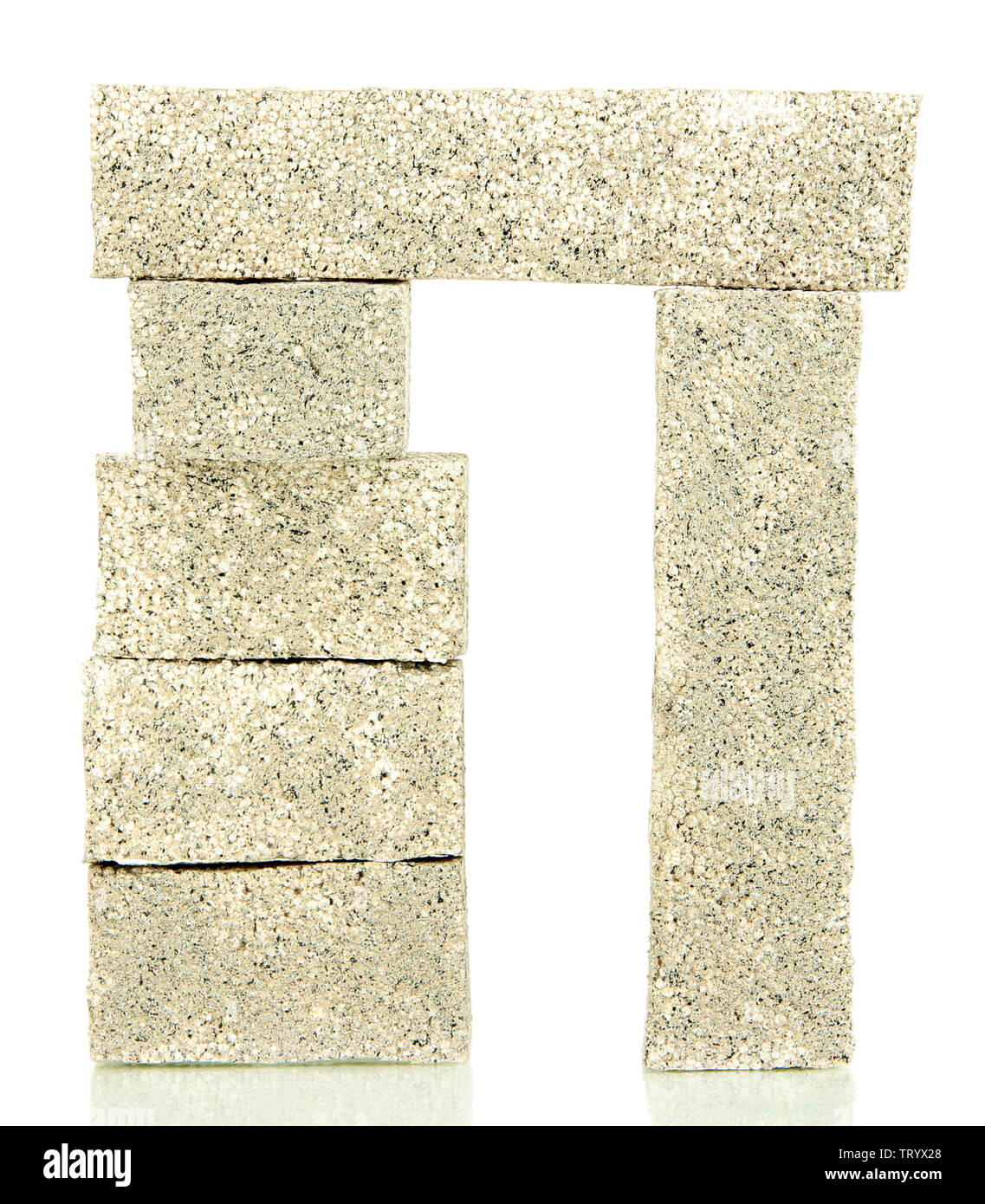 Building blocks isolated on white Stock Photo - Alamy