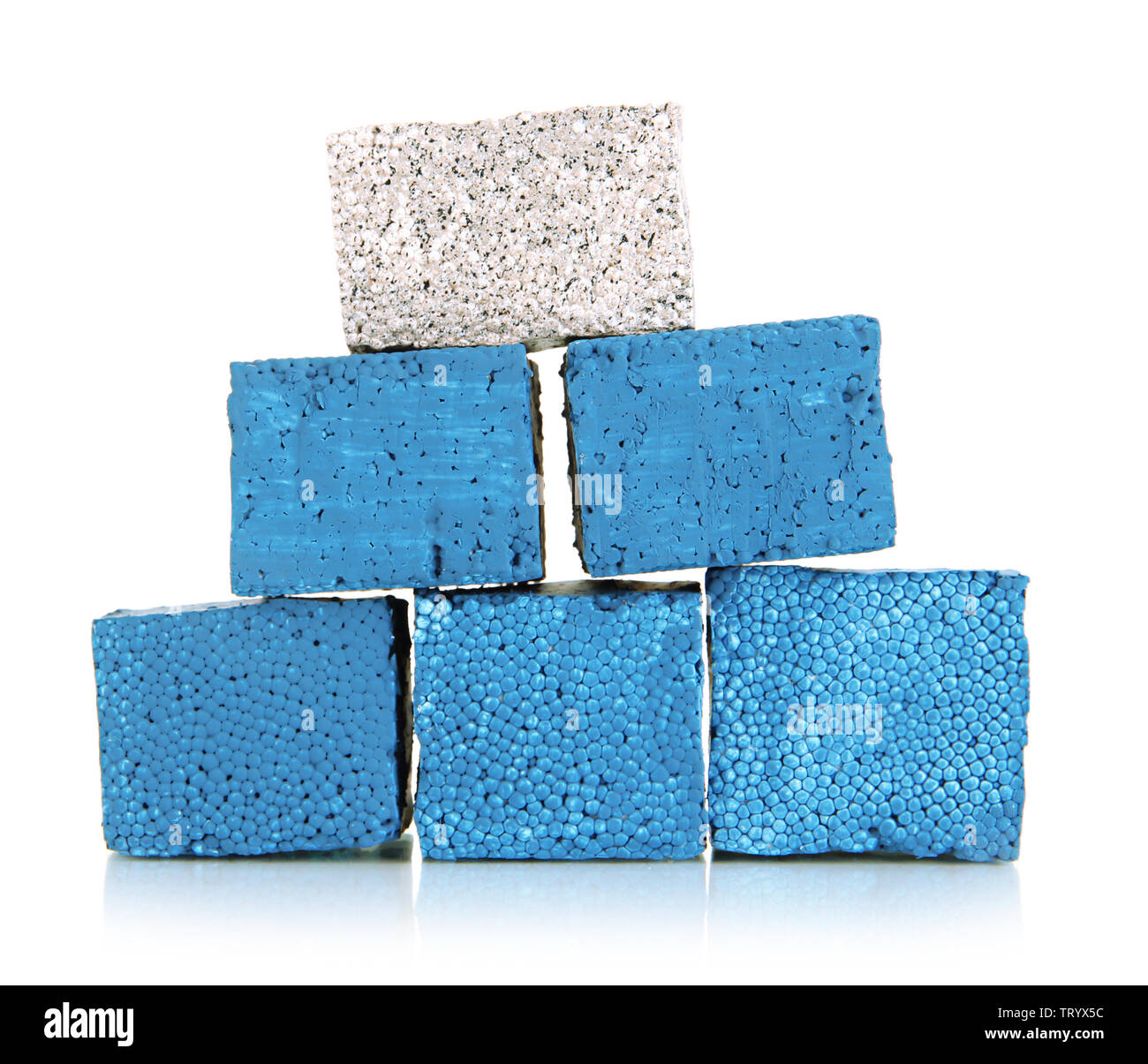 Building blocks isolated on white Stock Photo - Alamy
