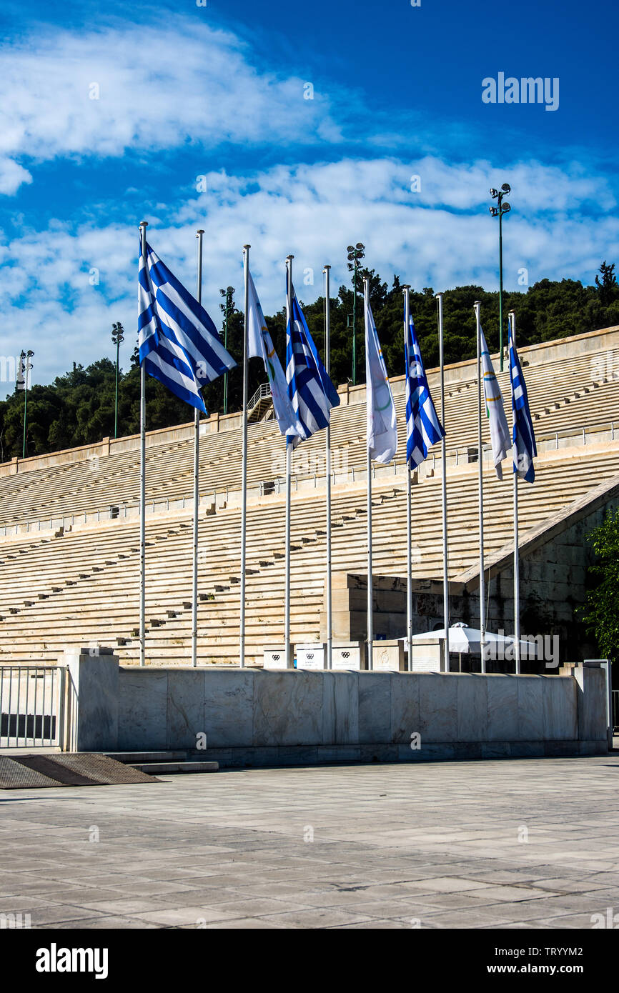 Panathenaic Stadium, Athens, Greece Stock Photo - Alamy