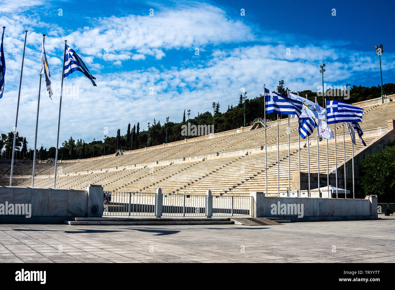 Panathenaic Stadium, Athens, Greece Stock Photo - Alamy