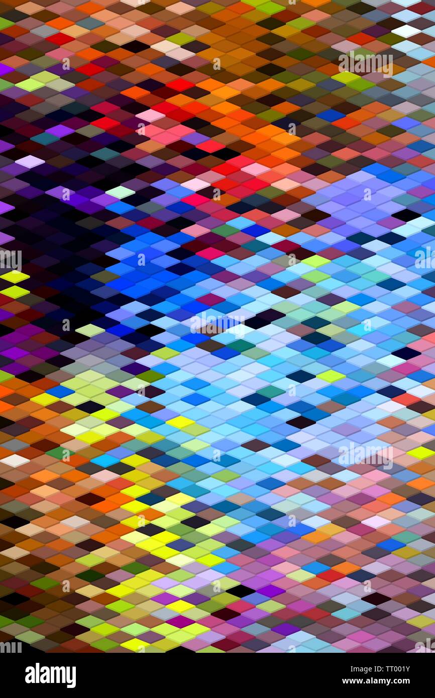 colorful isometric minimal abstract patterns and backgrounds Stock ...