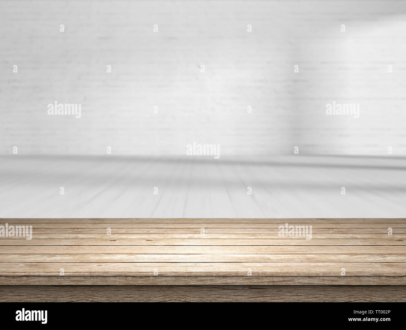 blank table top in front of blurry room - Illustration Stock Photo - Alamy