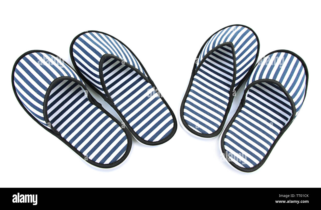 Striped slippers hi-res stock photography and images - Alamy