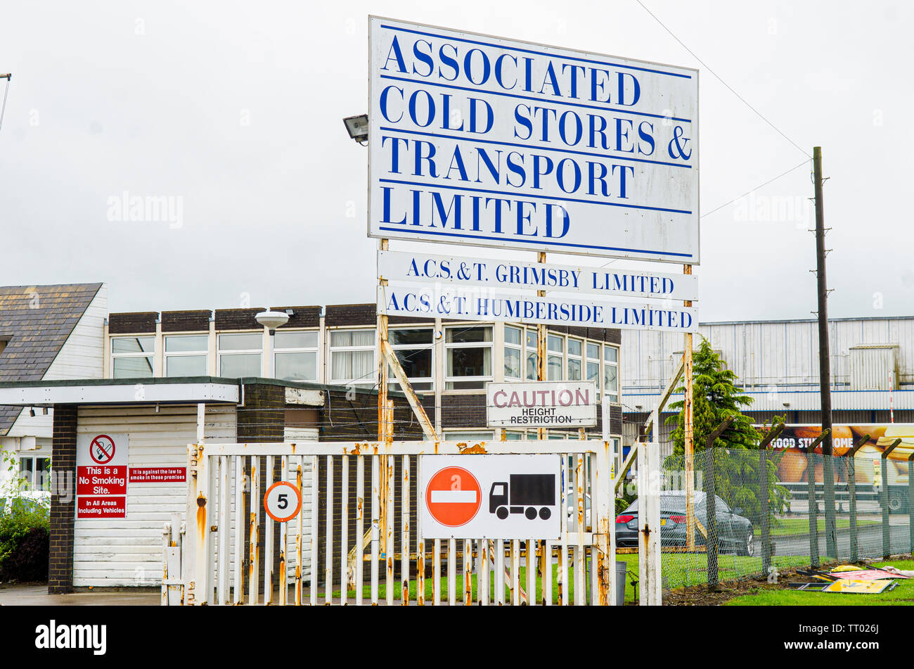 England, UK, Grimsby (ACS&T)associated cold stores & transport ltd cold ...