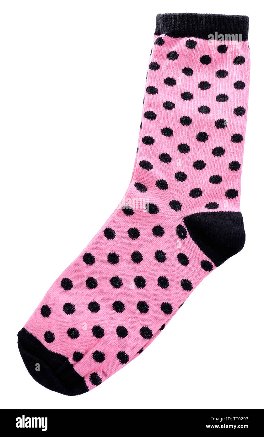 Colorful socks, isolated on white Stock Photo - Alamy