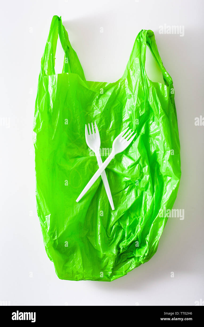disposable plastic bag, waste, recycling, environmental issues Stock Photo - Alamy