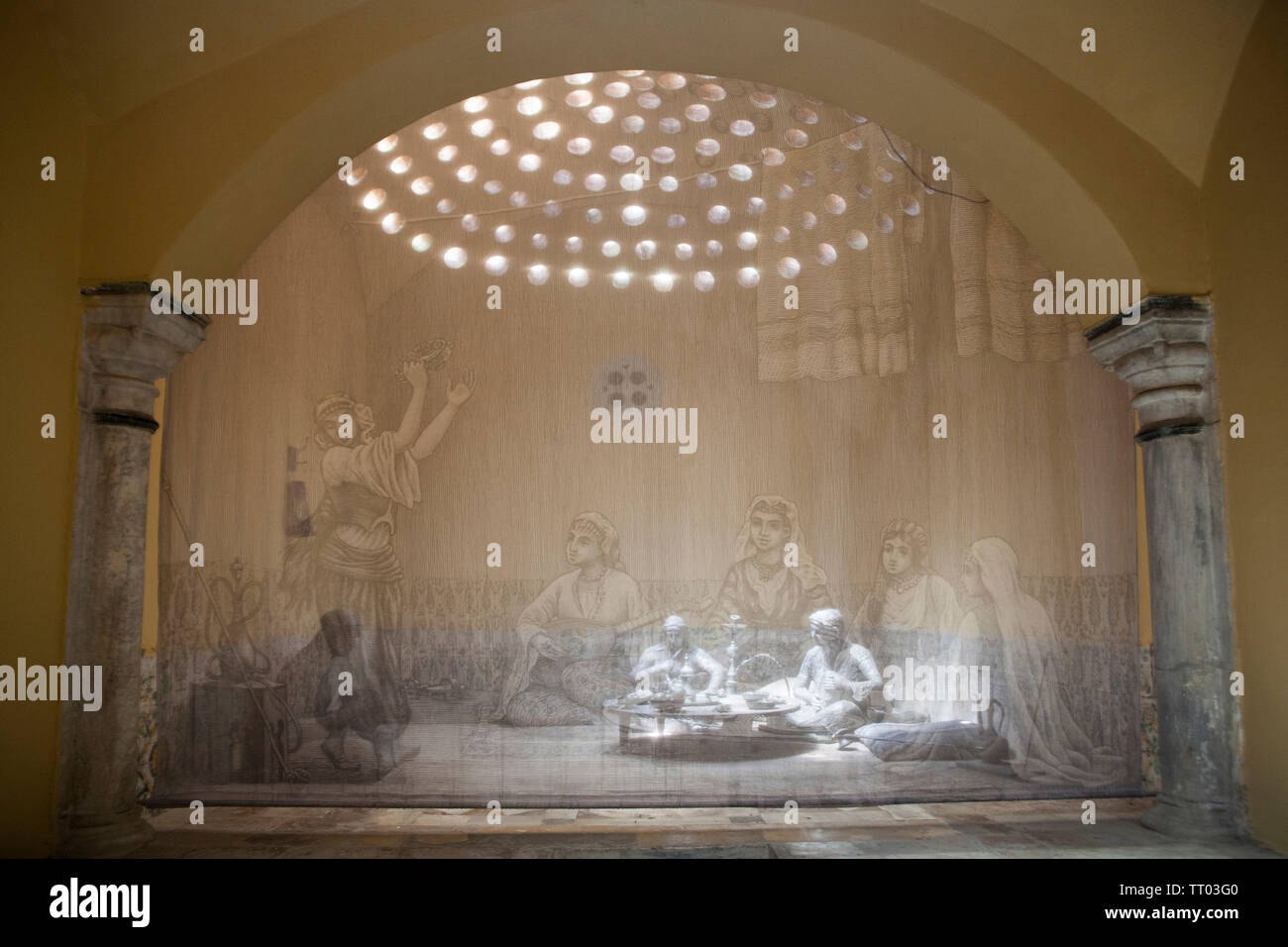 Israel, city of Acre (also known as Akko or Akka): hammam el Pacha ...