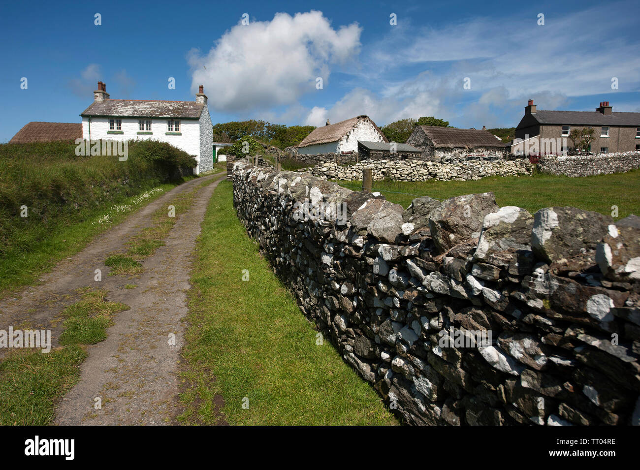Cregneash village, Isle of Man, British Isles Stock Photo - Alamy