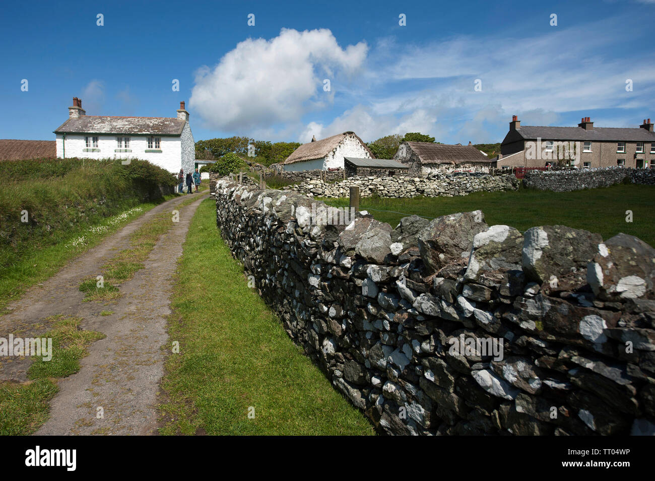 Cregneash village, Isle of Man, British Isles Stock Photo - Alamy