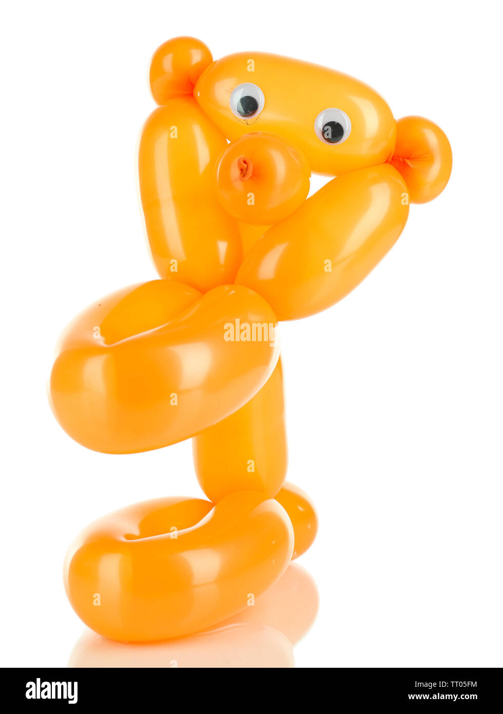 Balloon animal bear, isolated on white Stock Photo - Alamy