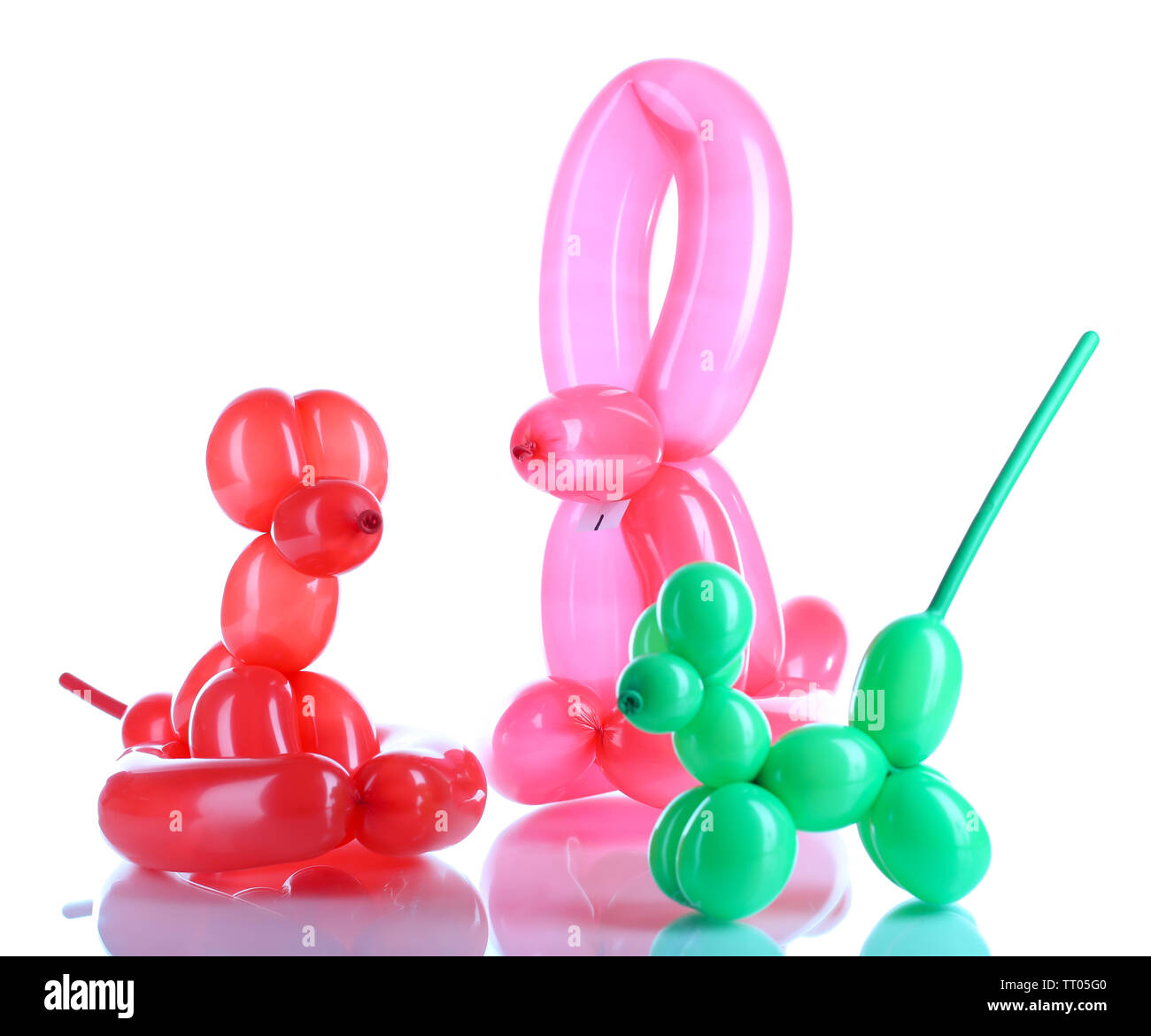 Simple balloon animals isolated party hi-res stock photography and ...