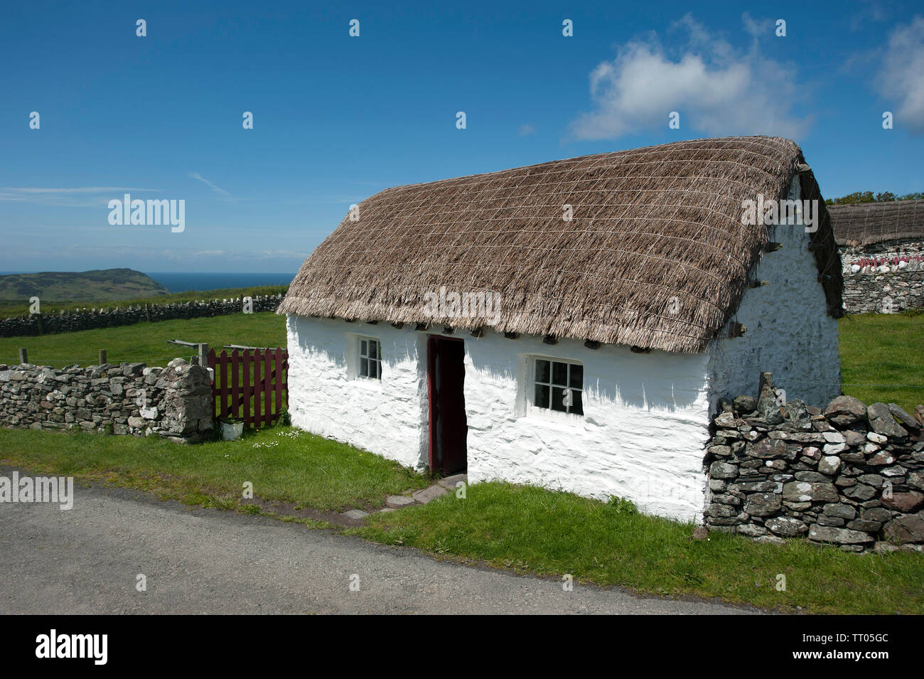 Cregneash village, Isle of Man, British Isles Stock Photo - Alamy