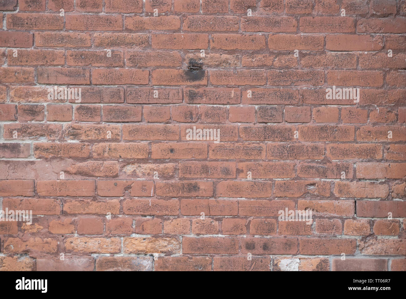 Canada Toronto - Stone Wall in Distillery District, June 2019 Stock ...