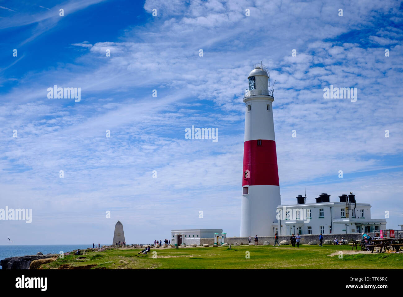 Portland Bill and the Lighthouse Stock Photo - Alamy