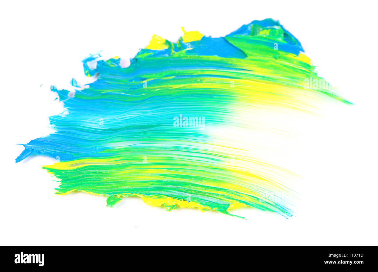 Brushstrokes paint Cut Out Stock Images & Pictures - Alamy