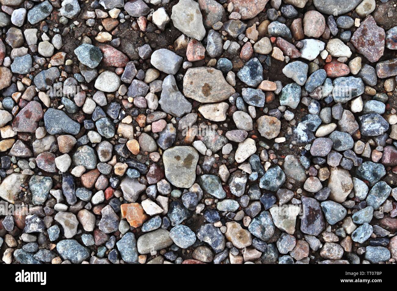 Close up surface of gravel ground textures in high resolution Stock ...