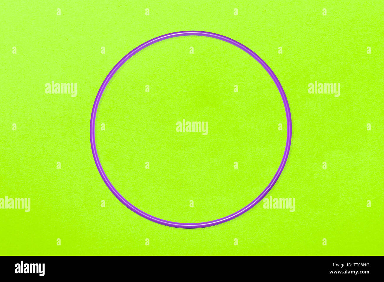 The hula Hoop on background. Sport template Stock Photo - Alamy