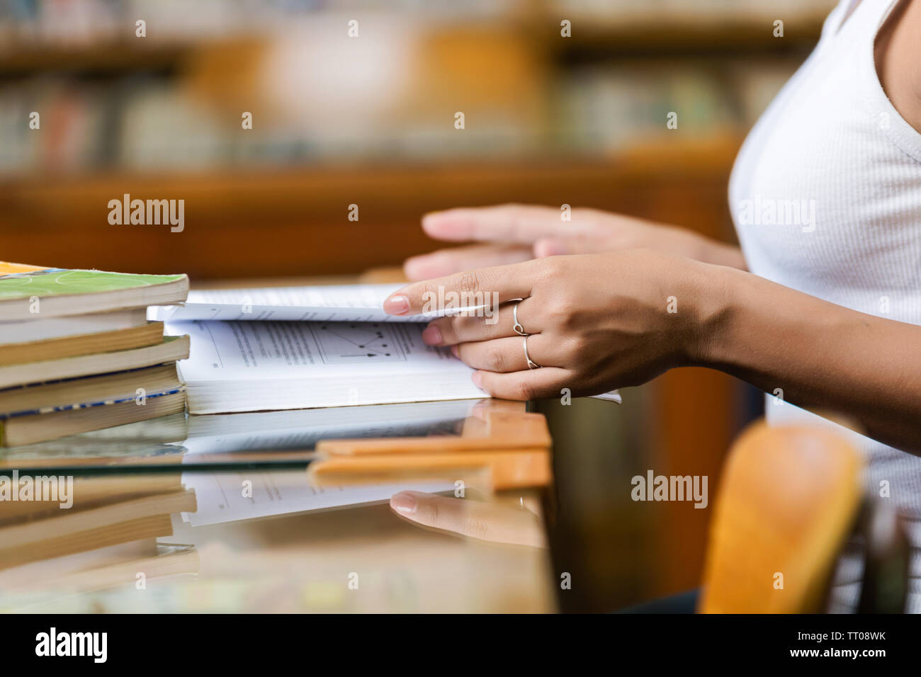 Black african american young girl student studying at the school ...